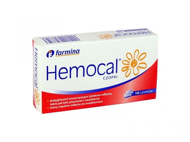 Hemocal lecznicze czopki | DOBRA MAMA